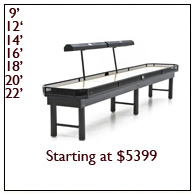 Commercial Shuffleboard Tables - Customized Logos | Shuffleboard.net ...